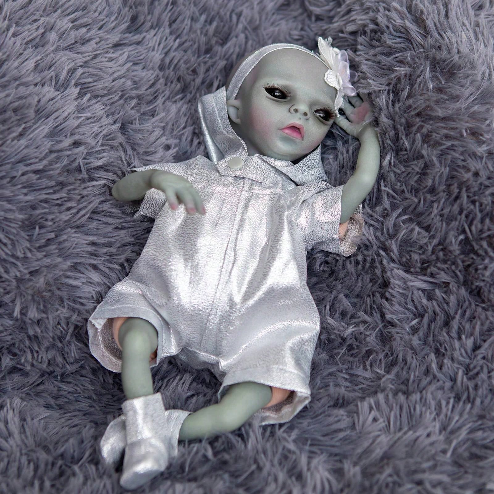 NPK 14inch Reborn Baby Alien Finished Doll As Picture High Quality ...
