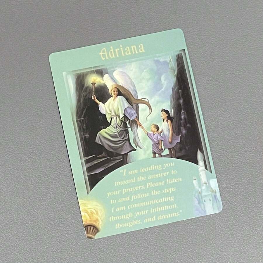 Angel Messages Oracle Cards - Full English Card Reading Deck For ...