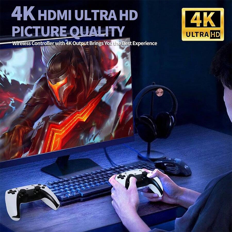 Retro Arcade Gamestick 4k M22 Emulator Console With 20000 Games | SHEIN UK