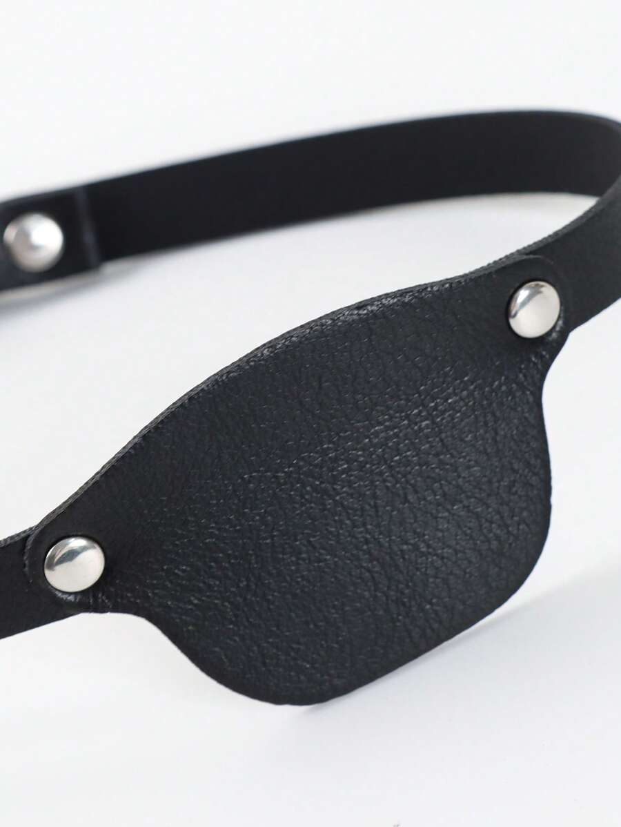 Medieval Renaissances Pirate Eyepatch Pu Leather Eye Patches For ...