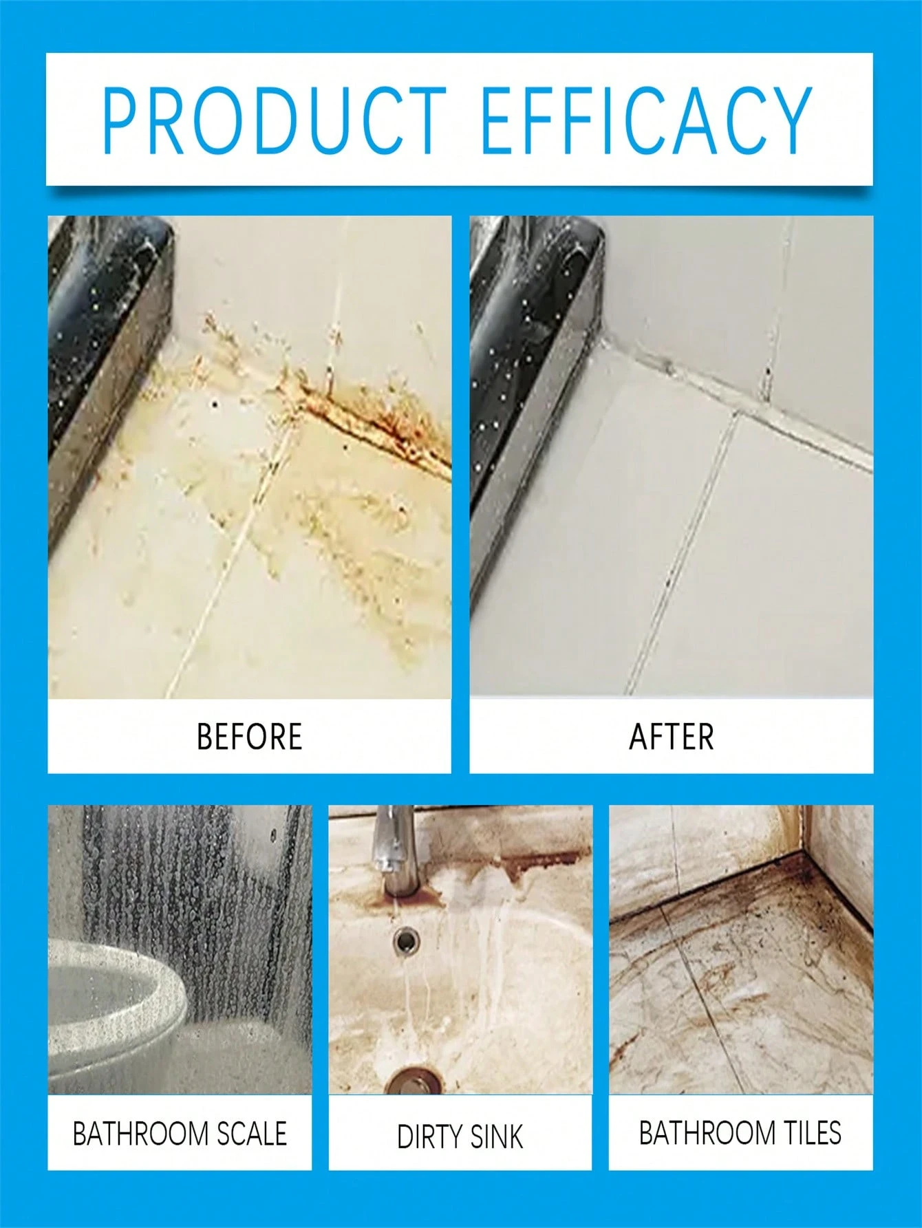 Bathroom Cleaning Effervescent Tablets Bathroom Sink Decontamination Fragrance Glass Bathtub ...