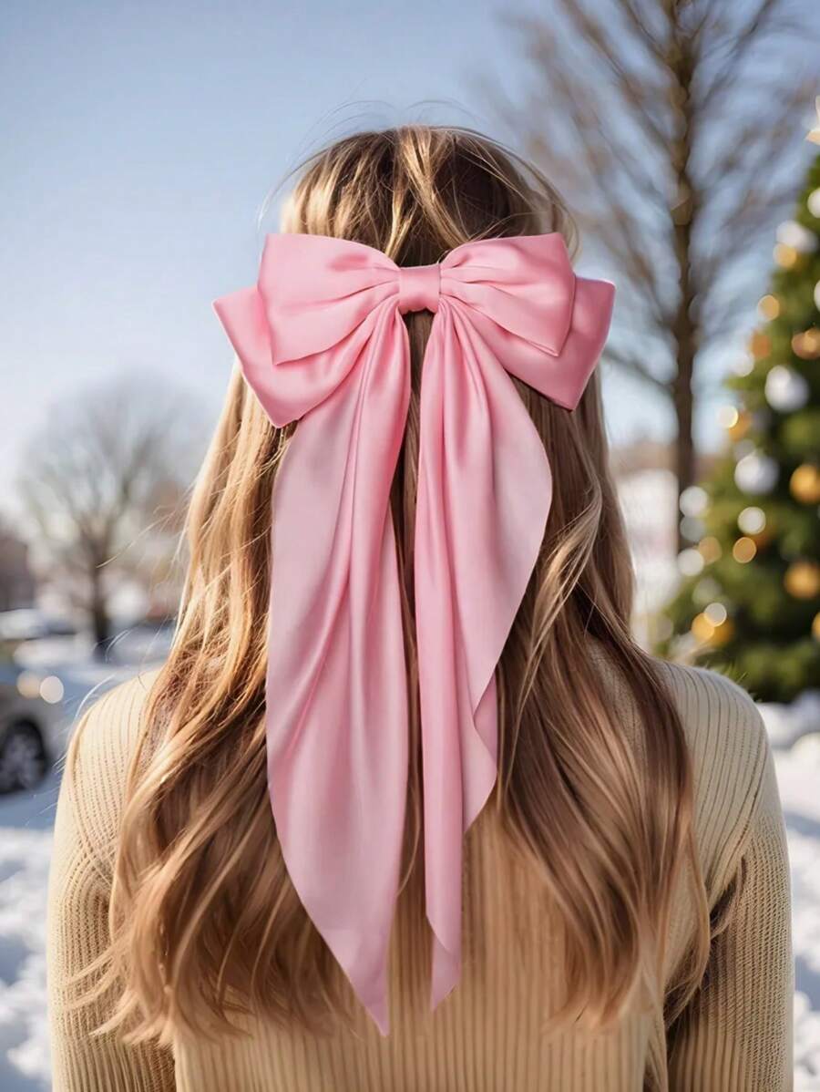 15 Pcs Hair Bows Clips For Women, Black Bow White Bow Pink Bows Bow ...