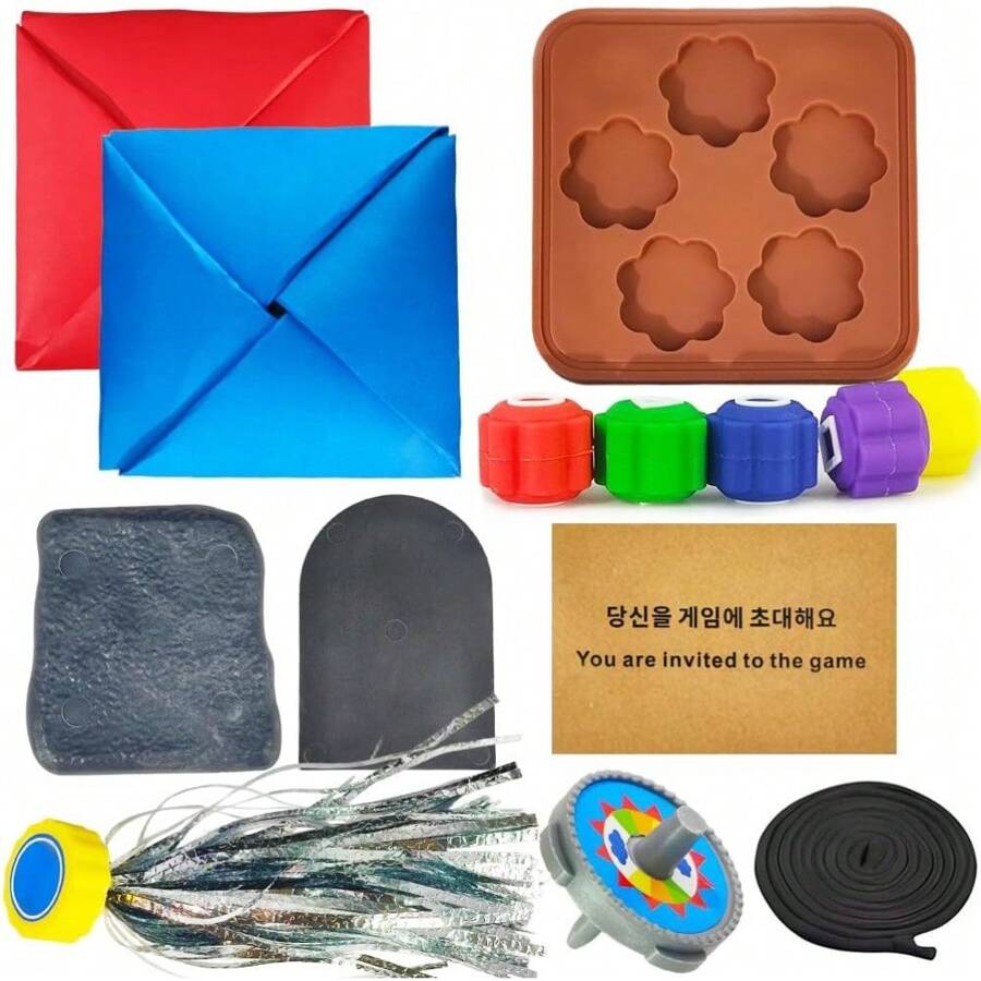 Gonggi Korean Game Set, Fun Traditional Korean Games Including Jebi ...