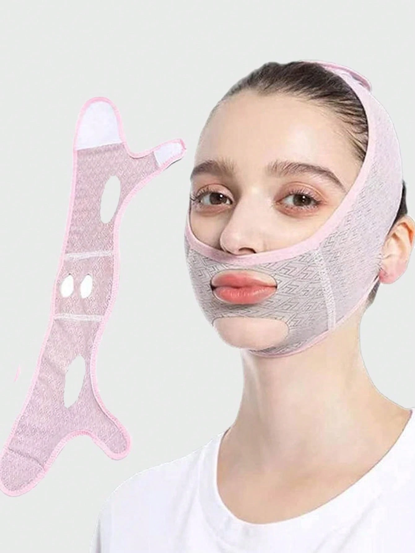 Women V-Line Sculpting Bandage Sleep Mask, Bandage Face Women Beauty ...