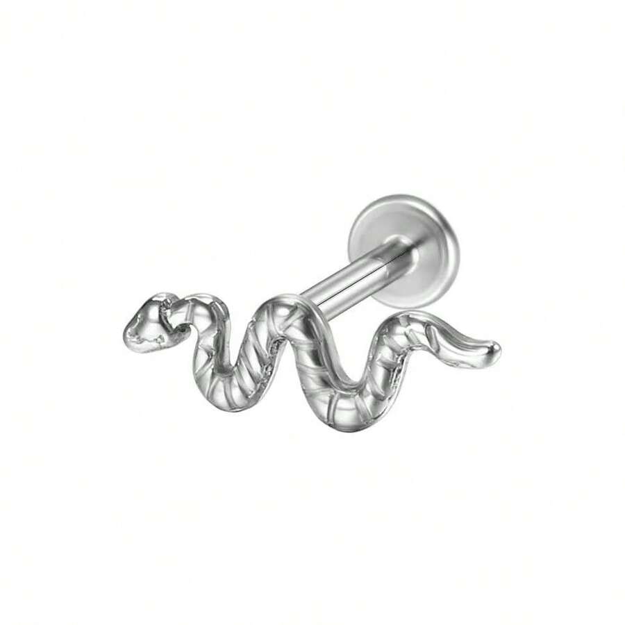 1 Piece Snake Helix Piercing Jewelry 316L Stainless Steel For Women Men ...