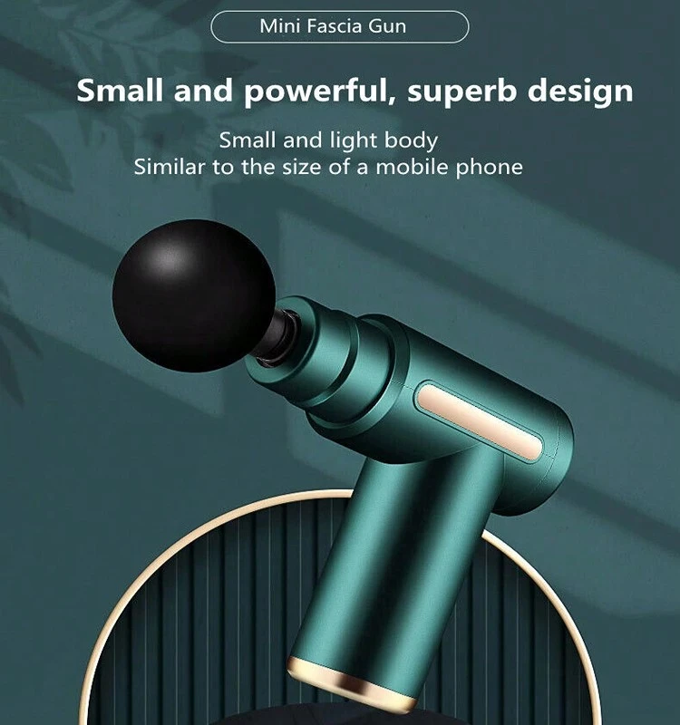 Fascia Gun Muscle Relaxing Massager, Smart Mini Vibration Shock ...