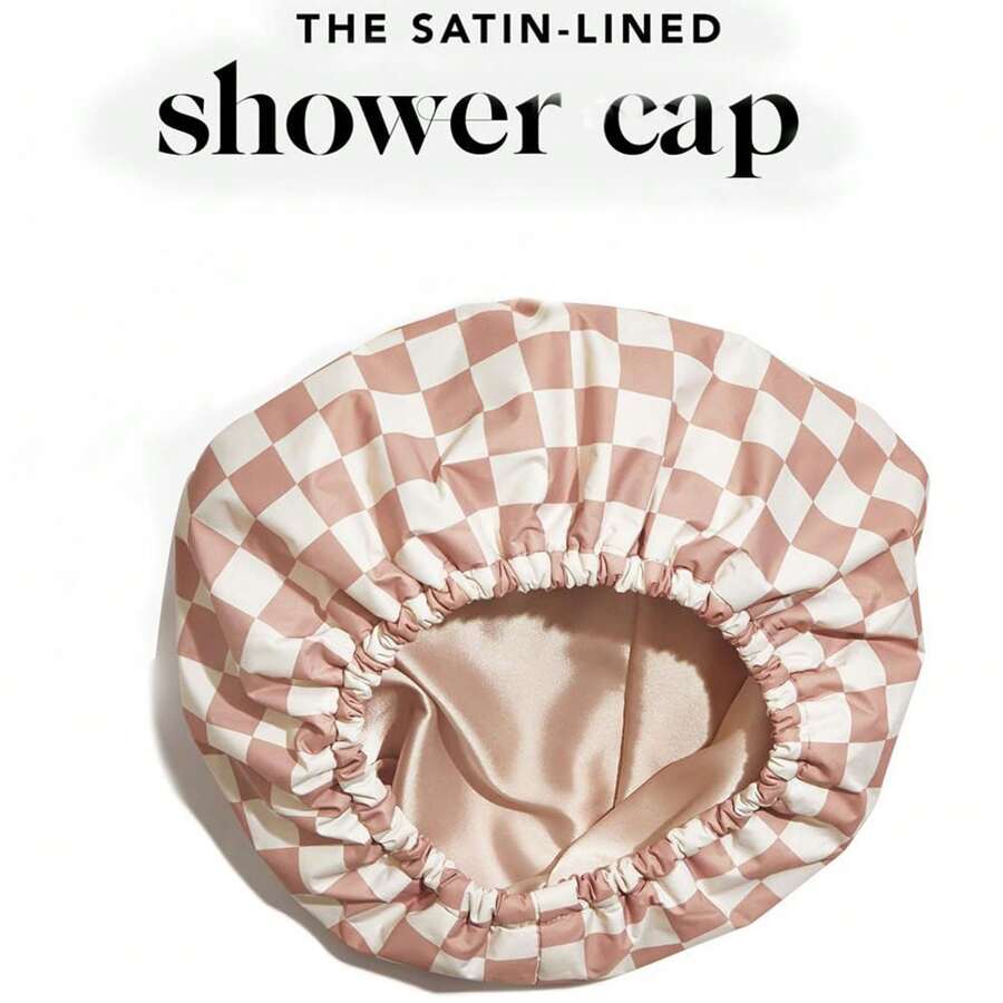 1pc Waterproof Shower Cap Popular Long Shower Cap Fashionable Long Hair ...
