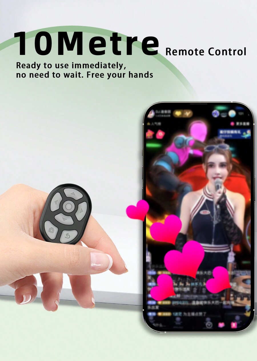 Wireless Remote Control Page Turner Ring For Auto Camera Shutter With ...