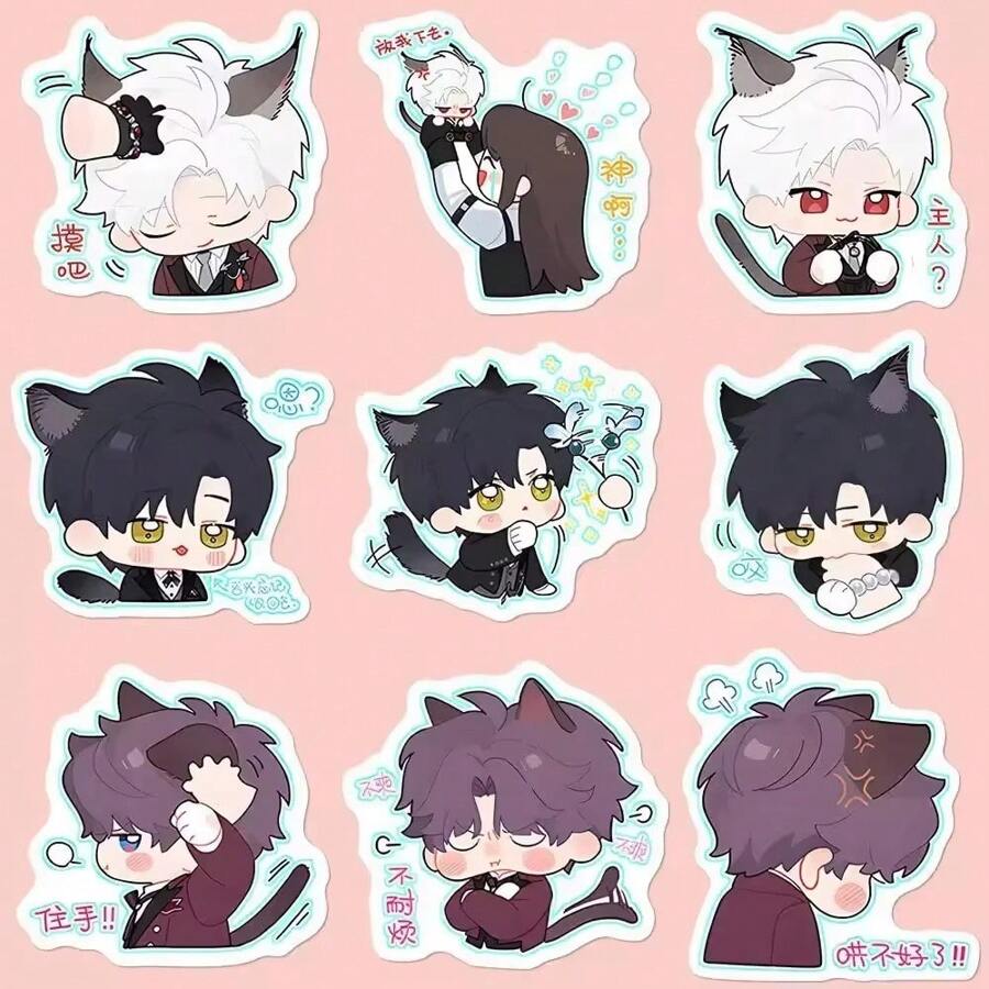 52Pcs Love And Deepspace Cat Dress Up Xavier Zayne Rafayel Ralayo Sylus ...