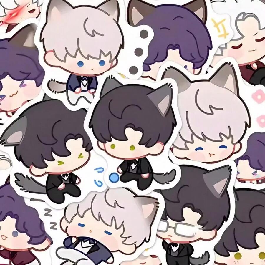 52Pcs Love And Deepspace Cat Dress Up Xavier Zayne Rafayel Ralayo Sylus ...