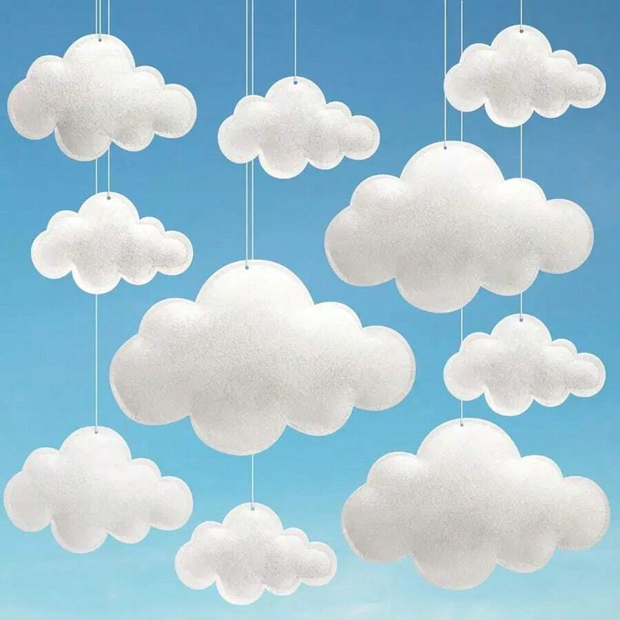 1pc White Cloud Wall Hanging Decor Soft Ceiling Decoration Suitable 1pc-white-cloud-wall-hanging-decor-soft-ceiling-decoration-suitable