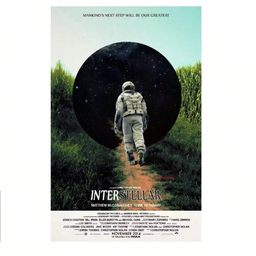 1pc Modern Classic Sci-FiMovie Interstellar Universe Planet Wall Arts ...