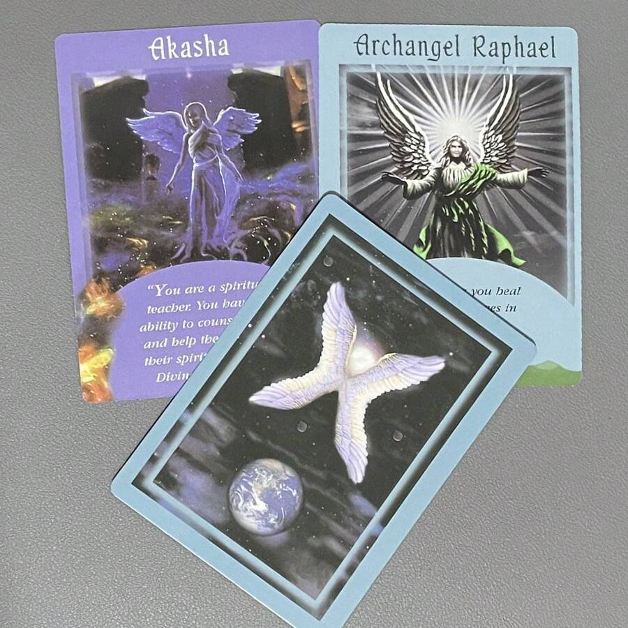 Angel Messages Oracle Cards - Full English Card Reading Deck For ...
