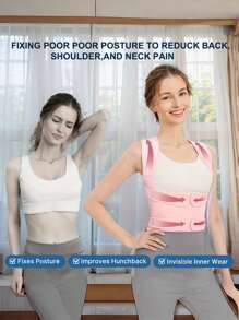 Back Brace Posture Corrector For Women And Men, Shoulder Straightener ...