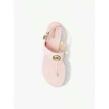 Michael Kors Hannah Signature Logo T-Strap Sandal | | Women Flat ...