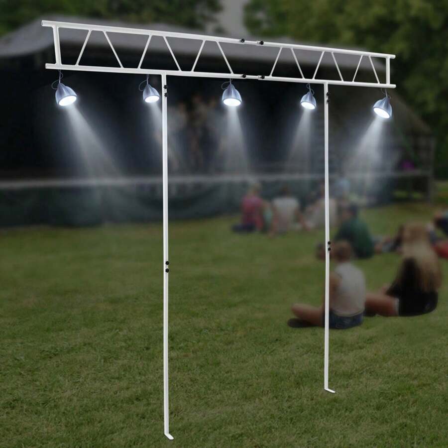 Light Truss Stand System, Trussing DJ Booth Kit 7x8ft Stage DJ Light ...