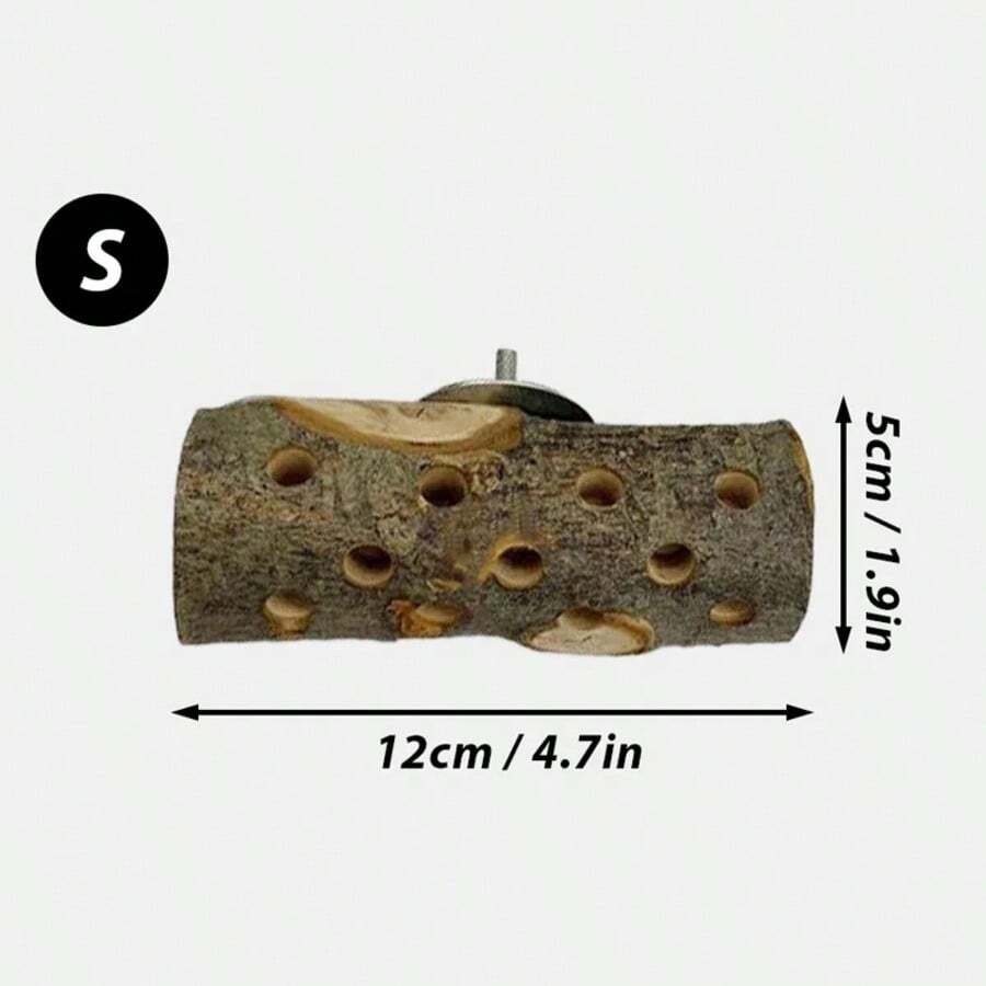 Small Animal Rabbit Molar Stick Anti-Bite Cage Apple Wood Parrot Bird ...