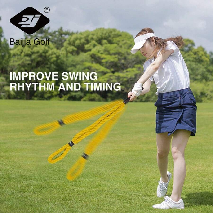 Golf Swing Rope Training Set Golf Swing Practice Auxiliary Tool Correct ...