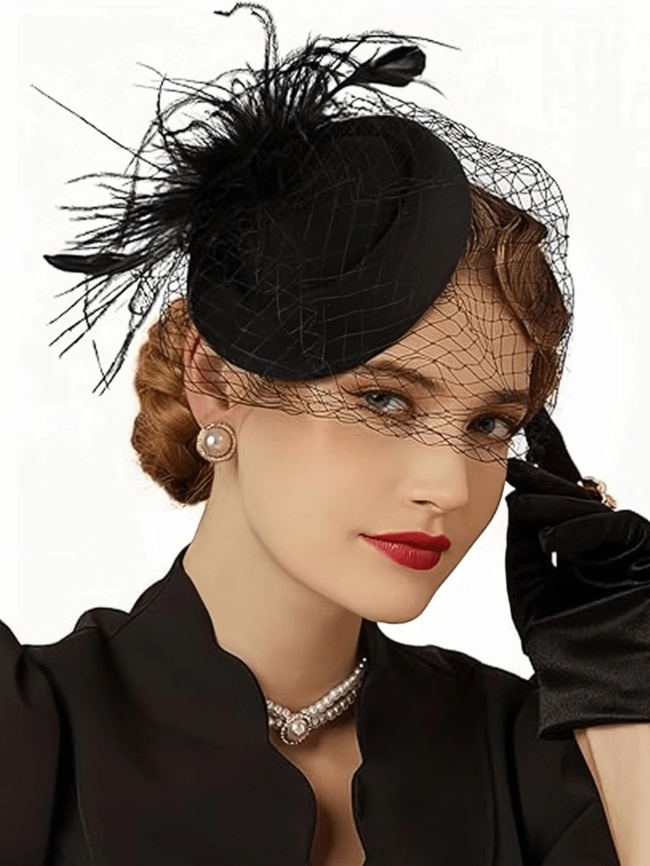 Fascinator Hats For Women 20s 50s Vintage Pillbox Hat Kentucky Derby ...