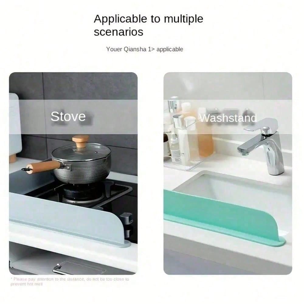 Kitchen Sink Extender Silicone Water Guard Splash Board, Home Use ...