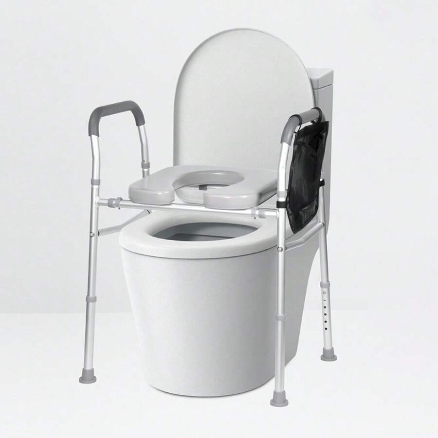 Toilet Seat Raiser With Armrests, Toilet Seat Raiser For Seniors ...