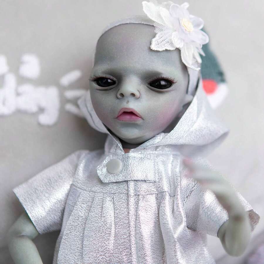 NPK 14inch Reborn Baby Alien Finished Doll As Picture High Quality ...
