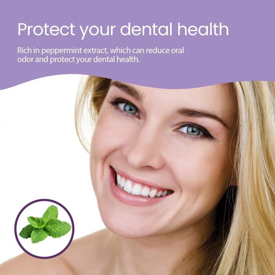 60g Purple Toothpaste Deeply Cleanses Oral Plaque, Brightens And ...