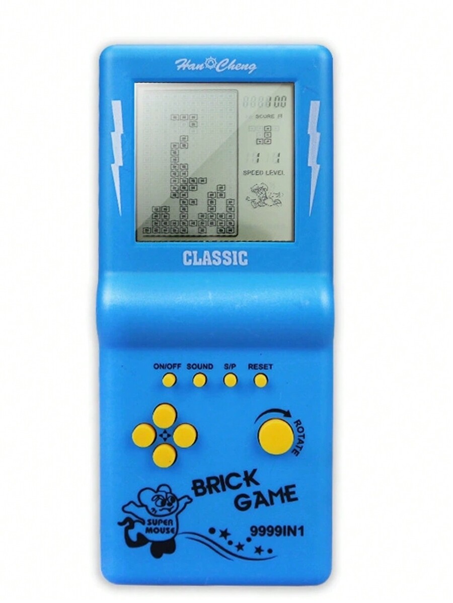 Classic Handheld Game Machine With Games On A Large Screen, Retro Style ...