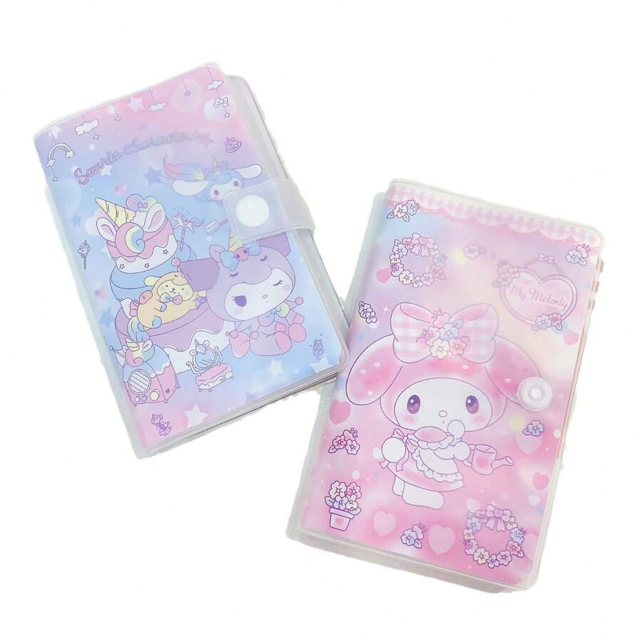 Sanrio Caderno de Folhas Soltas da Série Sanrio com Fecho de Botão, com ...