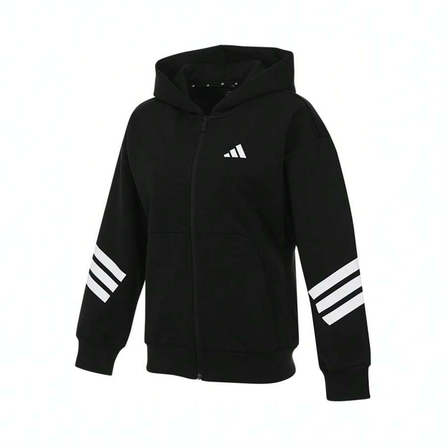 Adidas 2025 Women's W FI 3S FZ HD Knit Hoodie Jacket, JE0171 | SHEIN EUR