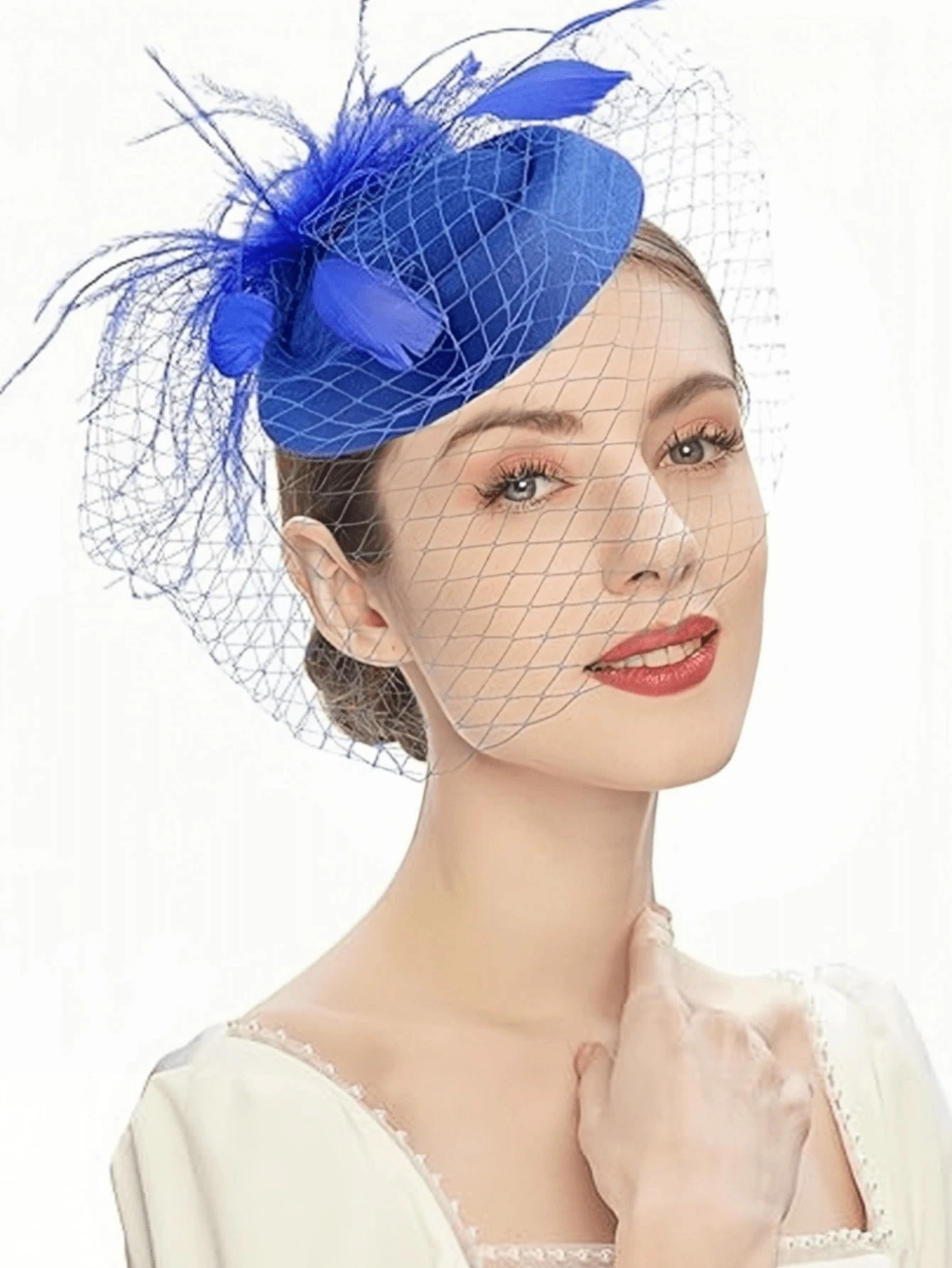 Fascinator Hats For Women 20s 50s Vintage Pillbox Hat Kentucky Derby ...