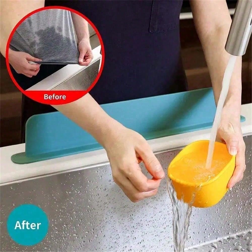 Kitchen Sink Extender Silicone Water Guard Splash Board, Home Use ...