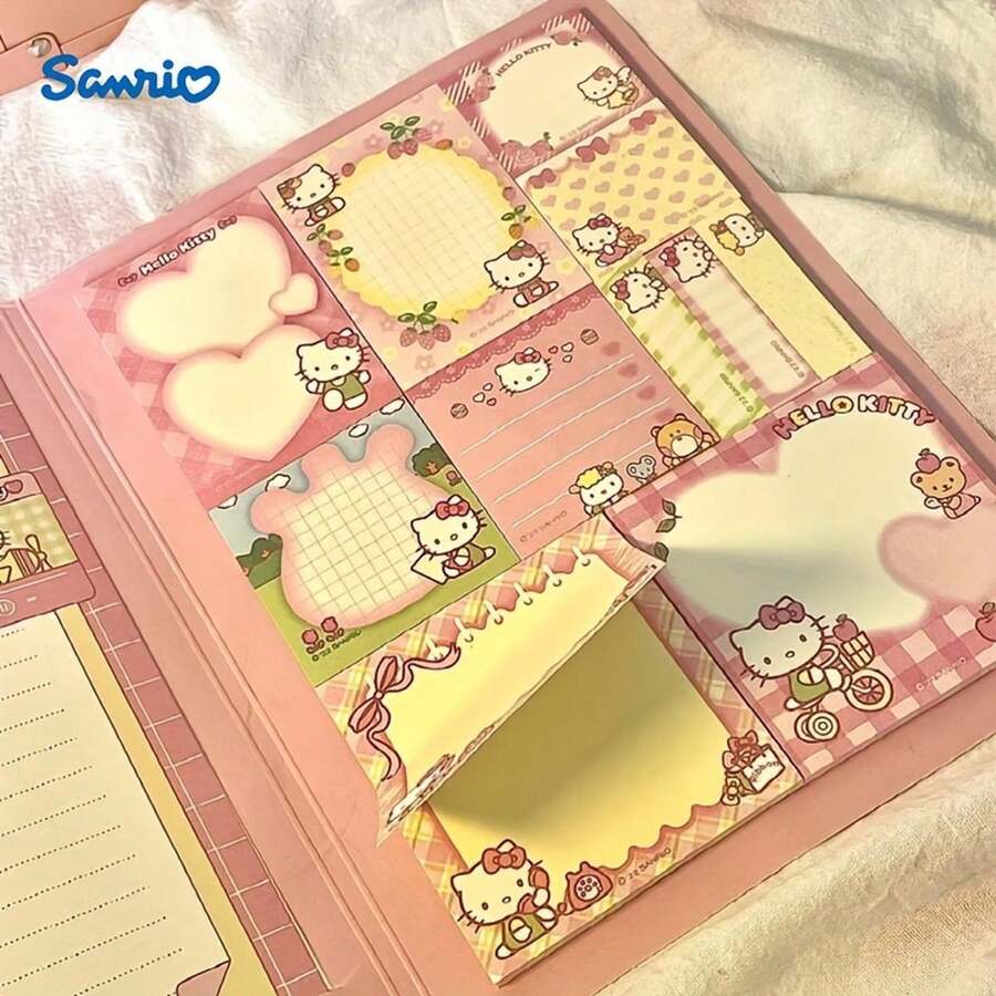 Sanrio Sanrio Kuromi Self-Sticky Note Set - 11 Rectangular Memo Notes ...