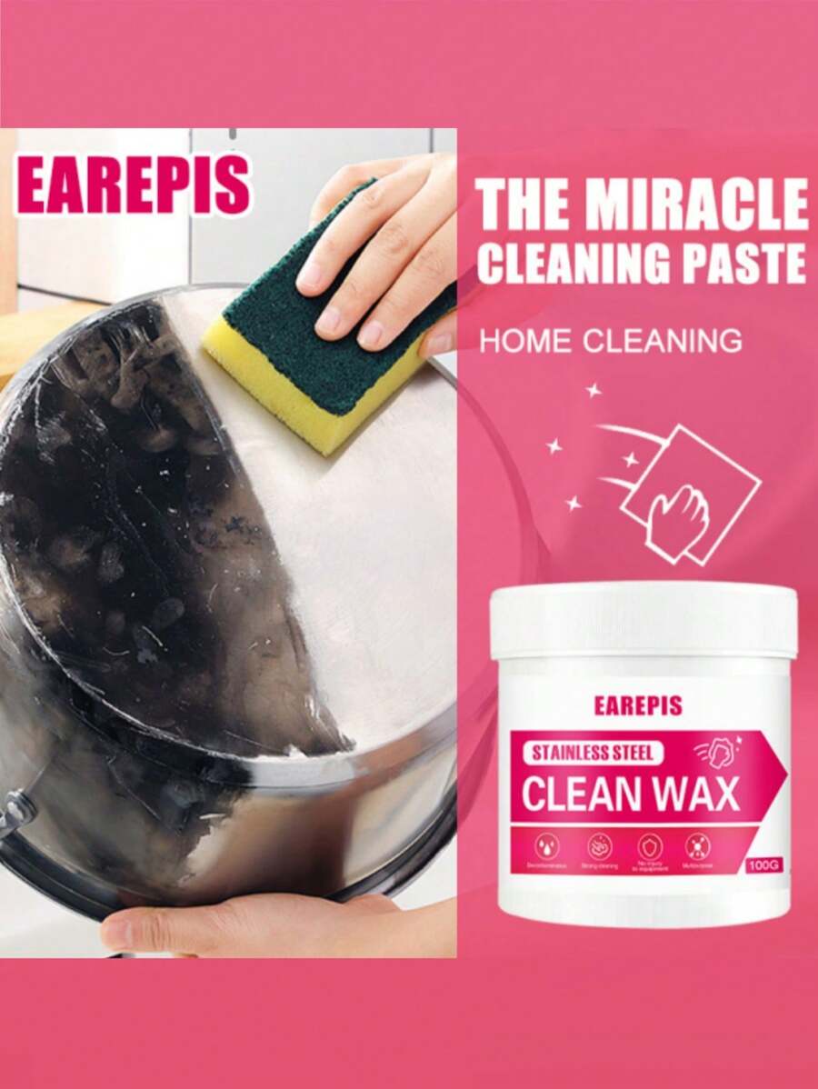 Stainless Steel Pot And Pan Cleaning Paste, Heavy Duty Degreasing And ...