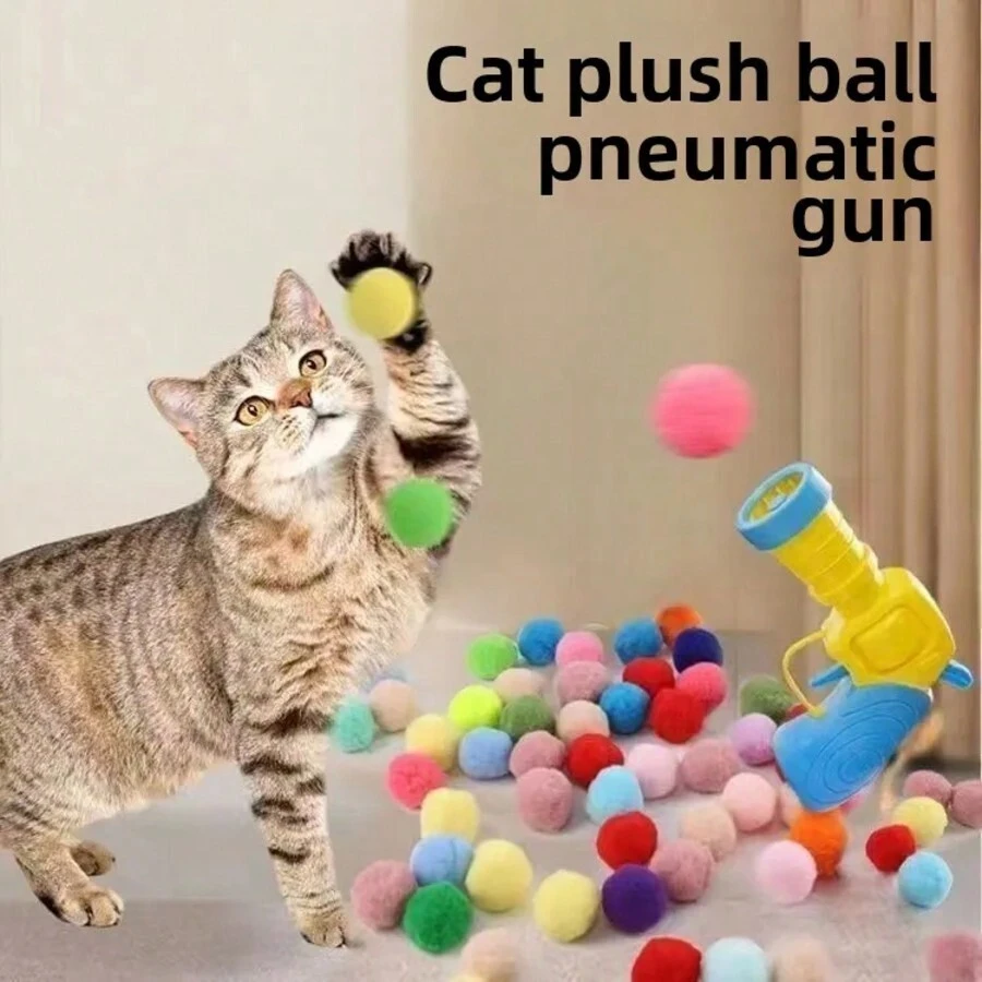 Ignite Playtime For Your Feline Friend! Interactive Launcher, Plush ...