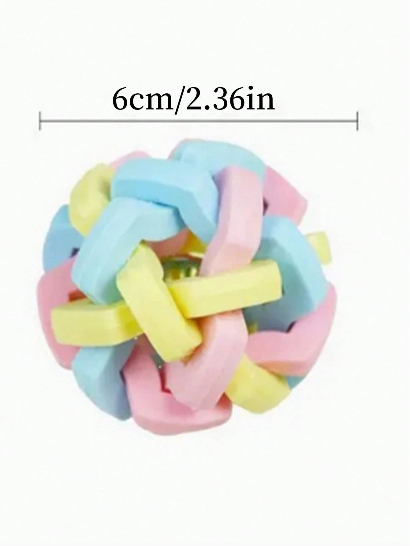 Three-Color Pet Interactive Chew Toy Pet Bell Ball - Interactive Chew ...