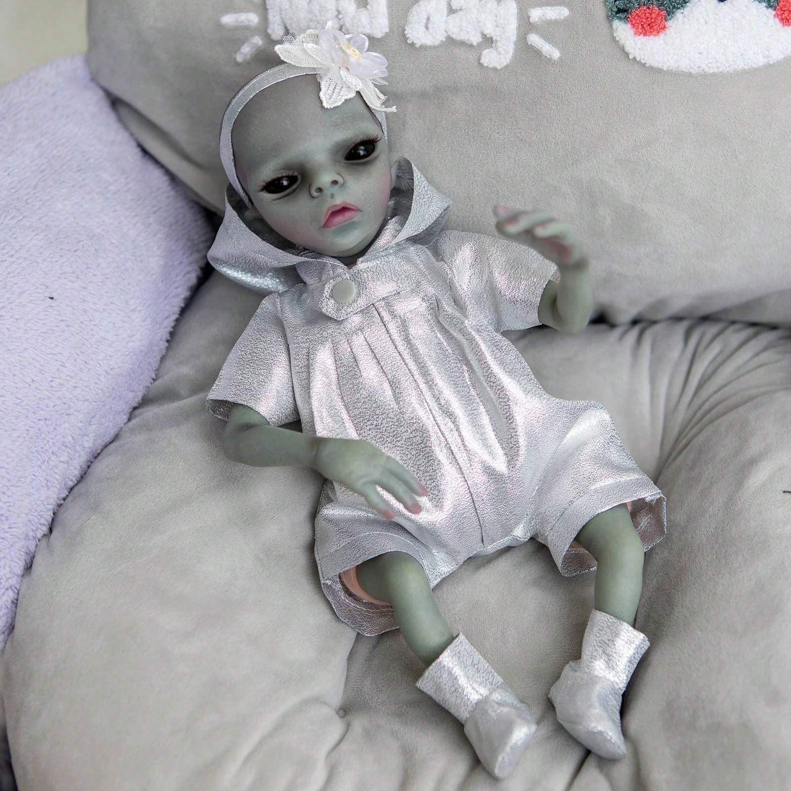 NPK 14inch Reborn Baby Alien Finished Doll As Picture High Quality ...