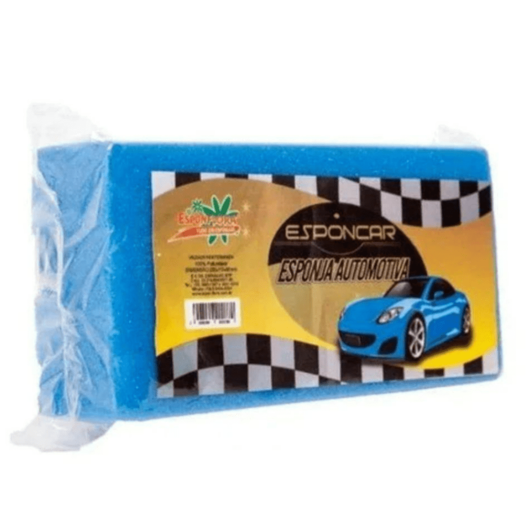 Soft Automotive Sponge For Washing Cars Multipurpose Blue 15x10x5 Cm ...