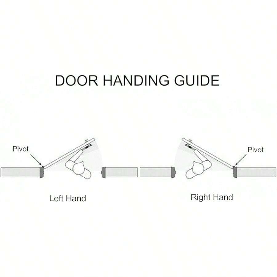 Doorware Kawneer Style TOP & Bottom Pivot Hinge Set For Commercial ...