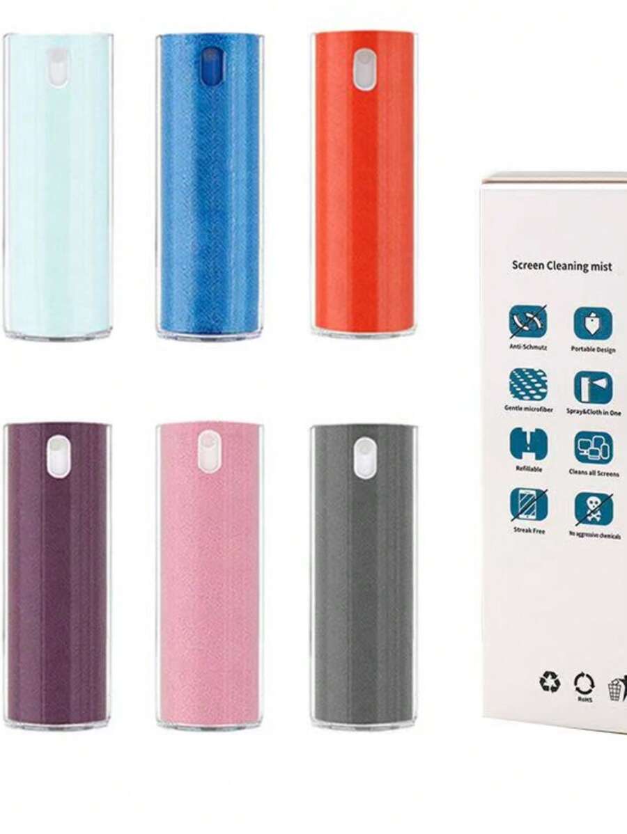 6pcs Multipurpose Screen Cleaning Spray For Smartphones, Laptops ...
