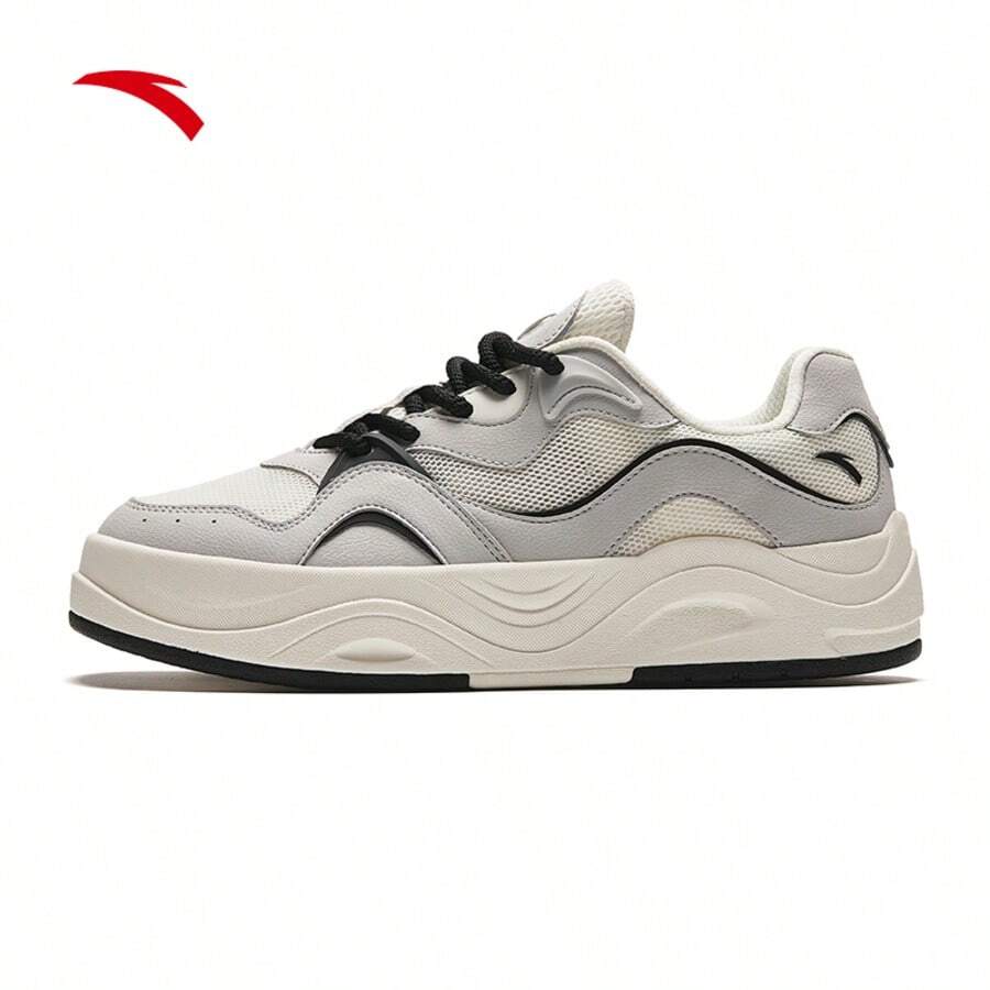 Anta Seaweed Shoes | Men's Vulcanized Shoes, Thick Sole Sneakers, Retro ...