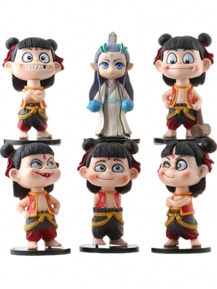 Ne Zha Blind Box Figurine, Nezha 2: The Celestial Rebels Animation ...