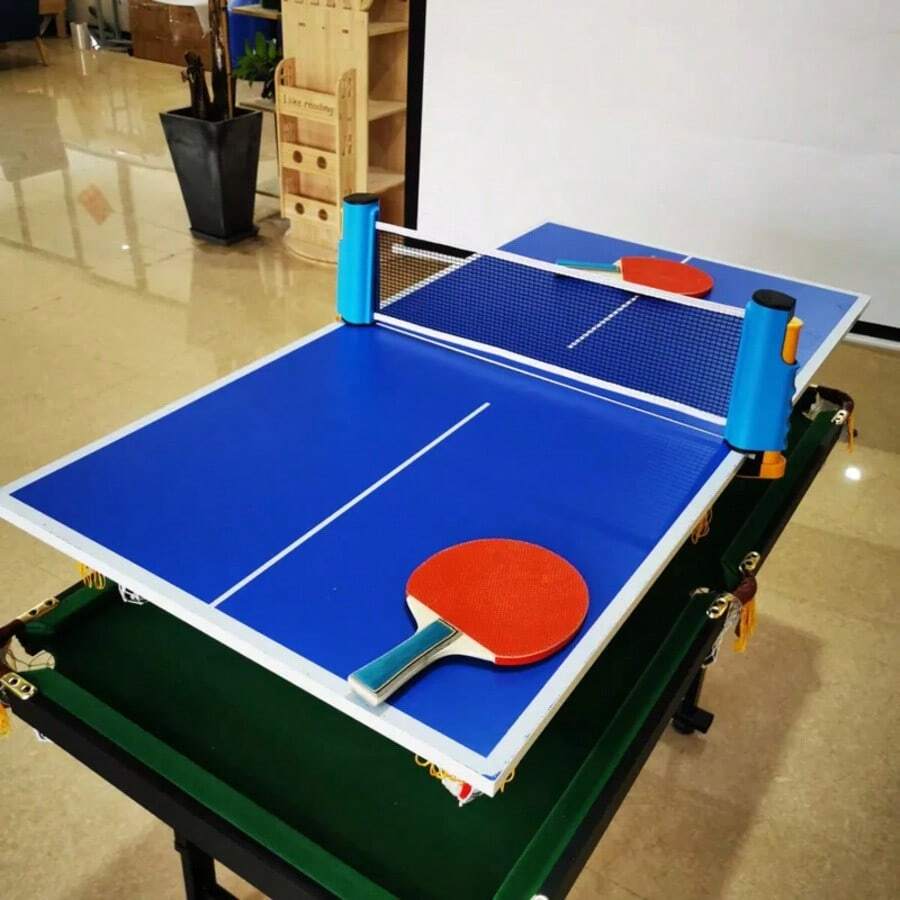 Stretchable Table Tennis Mesh Frame Color Box Set, Home Standard ...