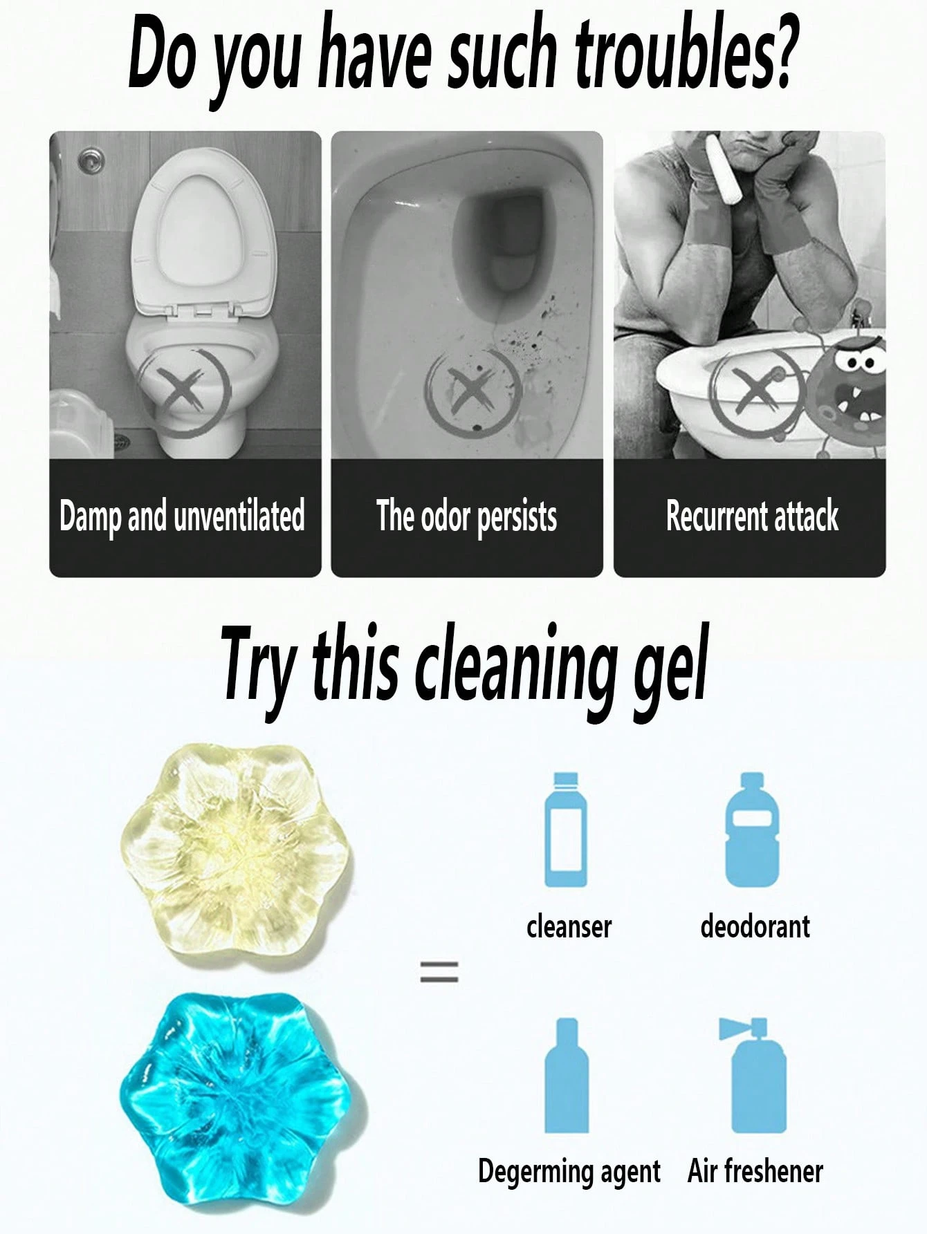 Toilet Cleaner Freshener Toilet Toilet Toilet Flower Deodorizer Deodorizer Clean Gel Toilet ...