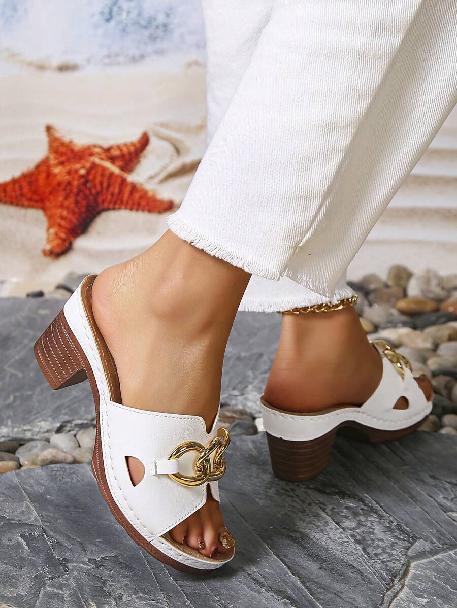 Sandálias de Salto Alto Femininas Leves e da Moda para Festa e Praia, Novidade de 2025 | SHEIN ...