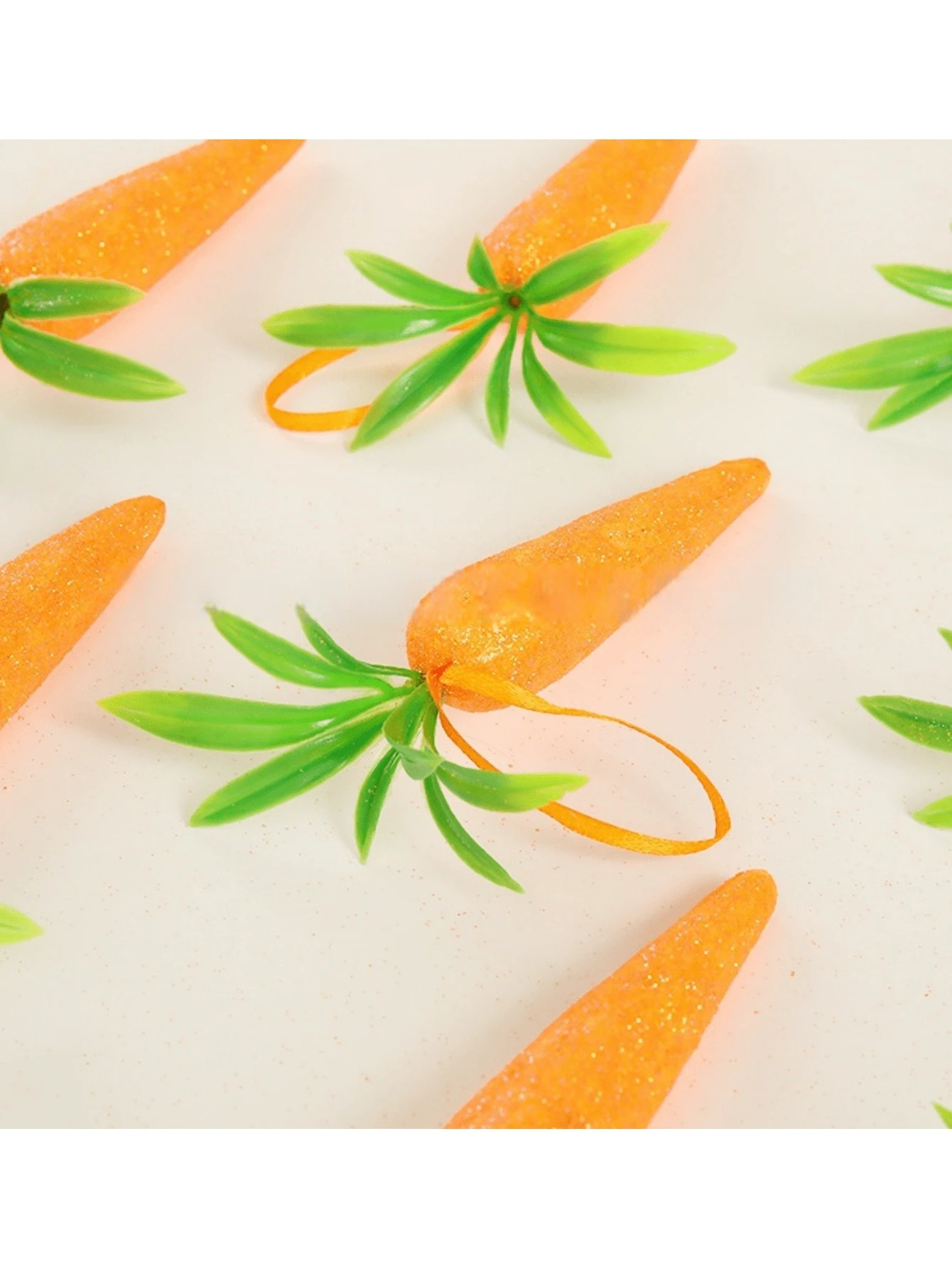 3pcs Glitter Carrot Shaped Easter Party Decorations With Ropes for Sale ...