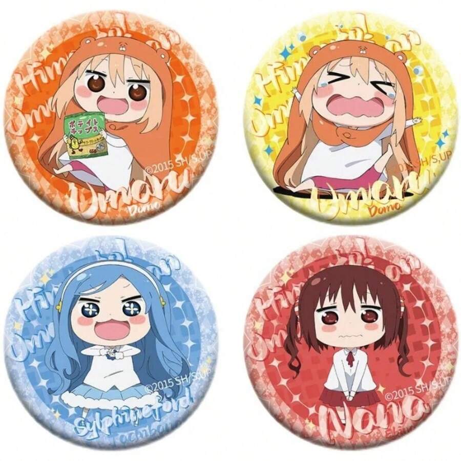 1pc Anime Peripheral Barji 2D 58mm Badge Toma Mi Fifth Q Version Funny ...