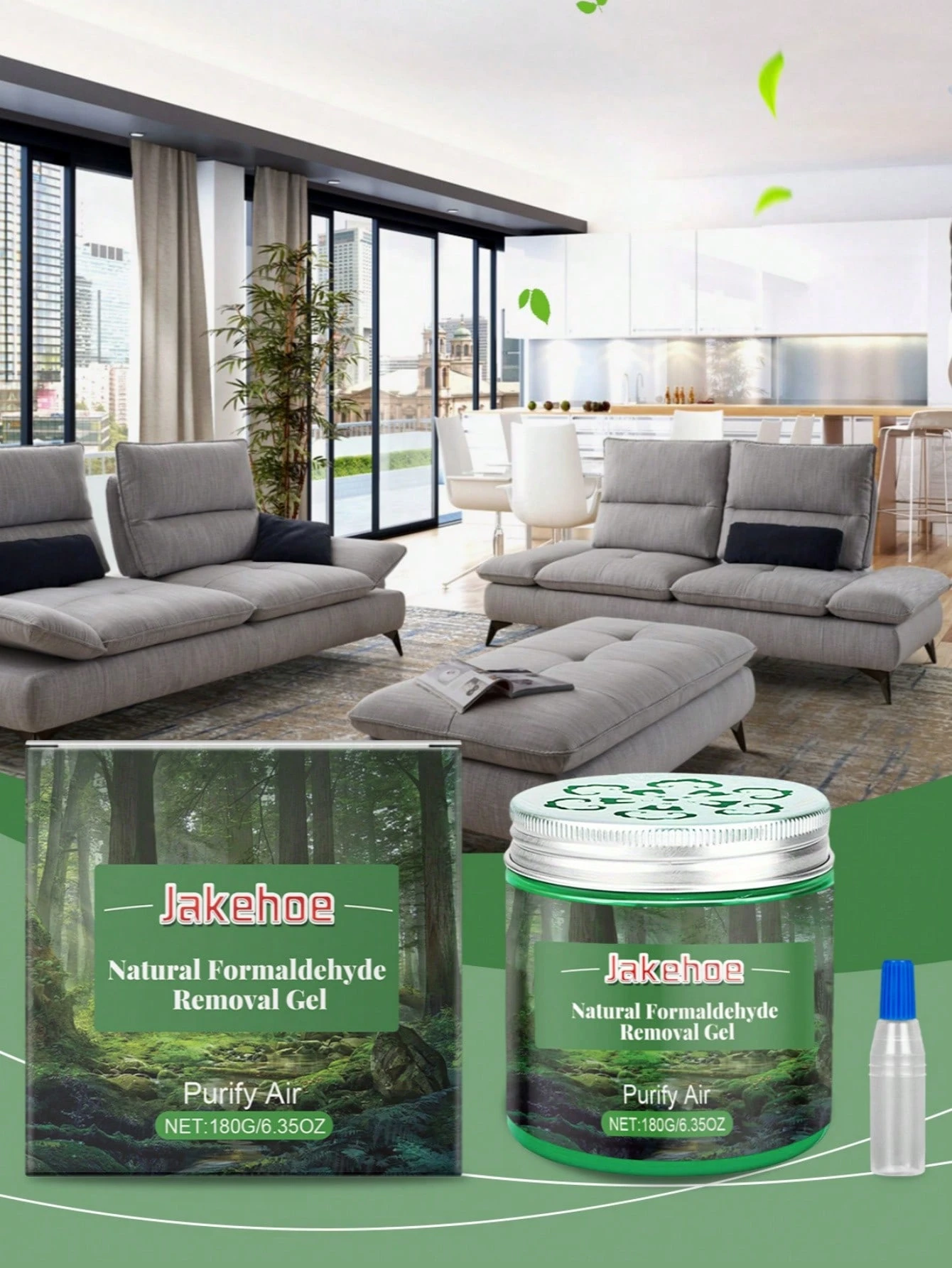 Gel naturel éliminant le formaldéhyde : Gel purifiant le formaldéhyde ...