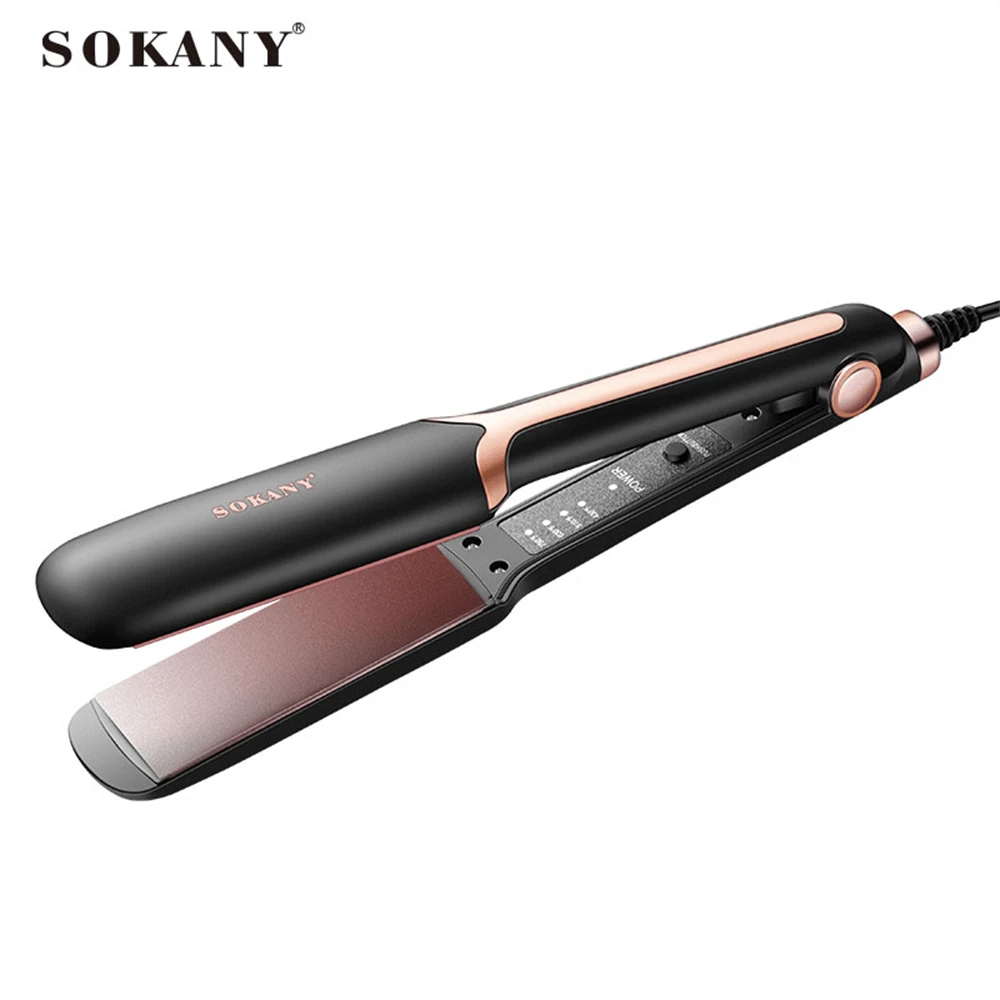 SOKANY1907 New Dual-Purpose Straightener Clip Negative Ion Steam Hair ...