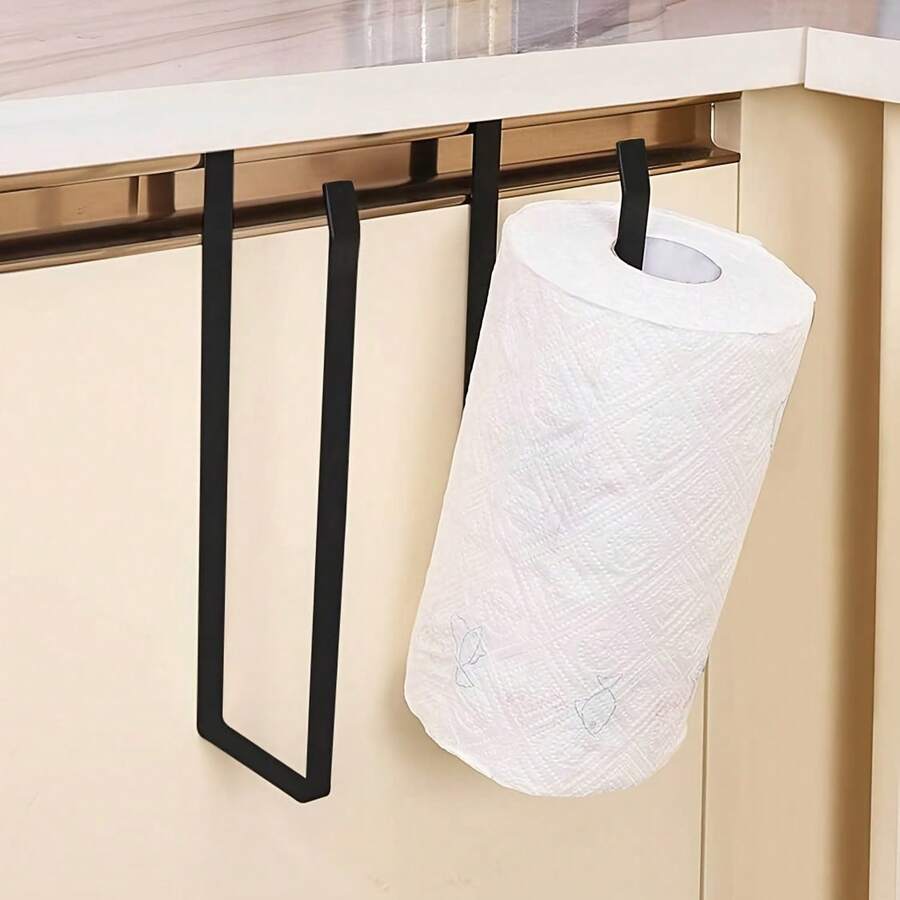 Wall Mount Kitchen Paper Towel Holder & Organizer, Bathroom & Home ...